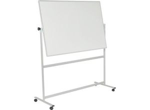 4016946223546 - Mobiles Whiteboard U-Act! Line® Querformat 2-seitig nutzbar Stahl weiß emailliert & Aluminium magnethaftend Ablageleiste B 1700 x H 1930 mm