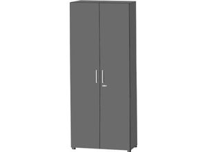 4250510813270 - Select Schrank SET UP 6 OH abschließbar B 800 x T 420 x H 2196 mm graphit graphit
