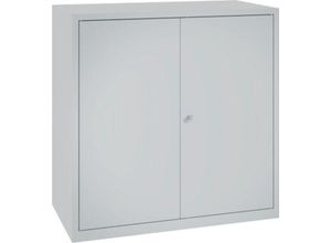 4064615079765 - Werkzeugschrank Sicherheitsschloss 2 Einlegeböden & 1 Schublade B 1000 x T 500 x H 1000 mm Stahlblech weißalu weißalu