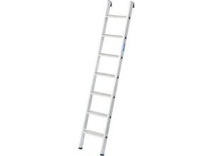 4009199124418 - Anlegeleiter Krause TRBS 2121-2 Arbeitshöhe 2900 mm 7 rutschfeste Profilstufen mit T 80 mm Fußstopfen Aluminium