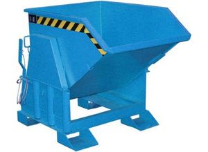 4052462002883 - eurokraft pro Kippbehälter Standard-Bauhöhe ohne Fahrwerk Volumen 05 m³ lackiert blau RAL 5012