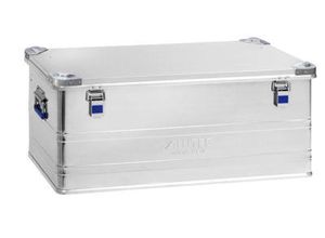 4014688131402 - Transportbox INDUSTRY 140 Aluminium 140 l L 900 x B 495 x H 379 mm mit Stapelecken stabiler Deckel
