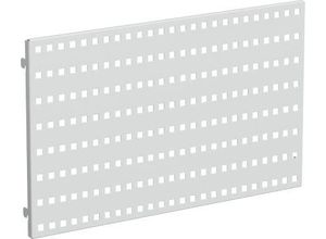 6416763088645 - Lochplatte für drehbaren Werkzeughalter passend für Modulbreite M500 B 470 x H 300 mm lichtgrau RAL 7035