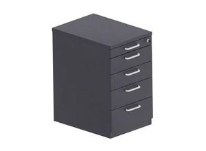 5903038927521 - Standcontainer BEXXSTAR 4 Schübe Utensilienauszug B 430 x T 600 x H 740 mm schwarz