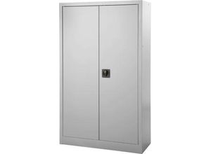 4051273745835 - Select Aktenschrank abschließbar Höhe 1585 mm Breite 950 mm weißaluminium RAL 9006