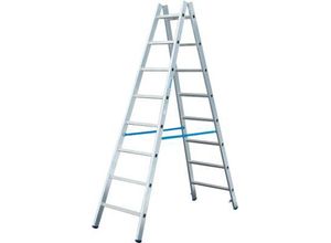 4009199124920 - Krause STABILO® 124920 Aluminium Stufen-Doppelleiter Arbeitshöhe (max) 355 m Silber DIN EN 131 85 kg
