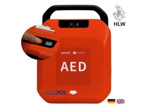 4260301059800 - Defibrillator MedX5 HeartSave Y manuelle Schockabgabe Sprachausgabe DE EN Grafikanzeige IP55 mit HLW-Feedback-Sensor