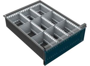 4250510889329 - Schubladenunterteilung 9 Fächer 150-240 mm
