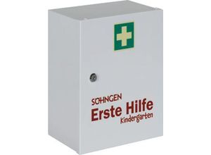 4250108805762 - Kindergarten Erste-Hilfe-Verbandsschrank Eintüriger Verbandsschrank mit hochwertigem SÖHNGEN©-Markenverbandstoffen Maße (B x H x T) 302 x 362 x 140 mm