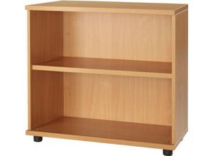 4251898812060 - Select Anstellregal aus Holz 2 Fachböden B 800 mm x T 421 x H 750 mm Buche