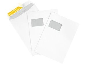 4251898826357 - Genius Versandtaschen Format C4 mit Fenster Haftklebung Papier 90 g m² weiß 25 Stück