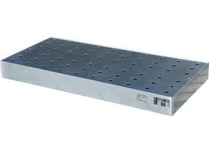 4052462073562 - Kleingebindewanne KGW-P 4 M Volumen 67 l bis 200 kg mit Lochblechrost B 1200 x T 600 x H 120 mm Stahl verzinkt