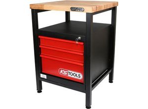 4042146546864 - Kstools - ks tools Werkbank mit 3 Schubladen H840xB600xT600mm