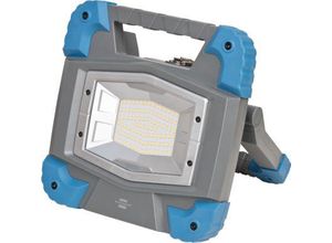 4007123674572 - Brennenstuhl LED Akku Arbeitsstrahler BS 5000 MA 5000K mobil 3 Schaltstufen USB-Ladebuchse Bosch 18V Akku kompatibel IP55 blau grau