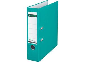 4002432511013 - LEITZ® Ordner 1010 DIN A4 Rückenbreite 80 mm 20 Stück türkis