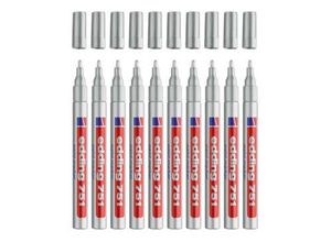 4004764498147 - EDDING Lackmarker 751 1-2 mm silber 10 Stück
