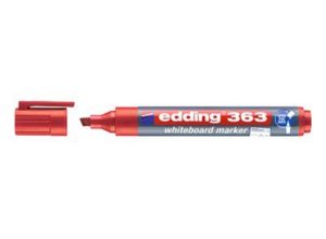 4004764063314 - edding Whiteboard Marker 363 Keilspitze 10 Stück rot