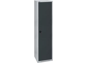4051273791092 - Genius Flügeltürschrank FS 5 OH abschließbar 4 Fachböden bis 250 kg B 545 mm Stahl weißaluminium RAL 9006 anthrazitgrau RAL 7016