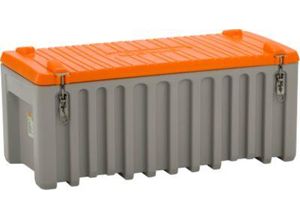 4052886328385 - Transport- und Pritschenbox CEMbox 250 Polyethylen 250 l L 1200 x B 600 x H 540 mm stapelbar grau orange