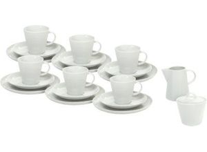 4007796054800 - Kaffeegeschirr Solea weiß Porzellan 20-teilig