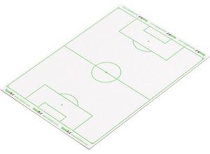 4260291141172 - Taktiktafel Taktiboard Soccer für Fußball selbsthaftend beschriftbar trocken abwischbar B 210 x H 148 mm beschichtete Pappe transparent