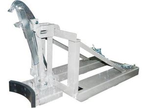 4052462001497 - Fasslifter RS-I D 91 für Stapler 1 x 110 bis 200-l-Deckelfässer L 1285 x B 585 x H 810 mm bis 800 kg Stahl feuerverzinkt