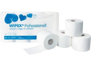 4250139206880 - WIPEX Toilettenpapier PoFessional 250 Blatt pro Rolle 2-lagig 64 Rollen