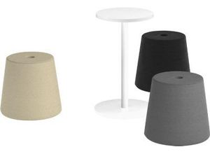 5901747144352 - NowyStyl Pouf Set Versi 3 Sitzhocker inklusive Tisch schwarz grau beige weiß