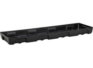 4052886453322 - Auffangwanne für Kleingebinde 13 4 Volumen 28 l für Regalfachmaß 1300 x 400 mm ohne Gitterrost mit Zulassung stapelbar Polyethylen schwarz
