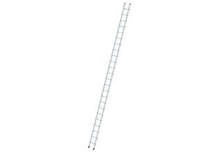 4031405111721 - Munk® Sprossen-Anlegeleiter Aluminium Traglast 150 kg Sprossenabstand 280 mm B 350 mm 24 Sprossen