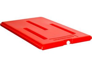 4260394554367 - Wärmeakku COOLERBOX® für Kängabox® Thermoboxen Serie GN 1 1 bis +65 °C mit Einschubhilfe L 530 x B 325 x H 30 mm rot