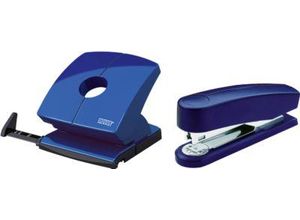 4250510934654 - Sparset Hefter B2 + Locher B 230 Heftleistung 25 Blatt Lochleistung 30 Blatt blau