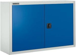 4051273746214 - Select Aufsatzschrank MS 8409i B 950 x T 400 x H 800 mm 1 Boden Stahl lichtgrau RAL 7035 enzianblau RAL 5010