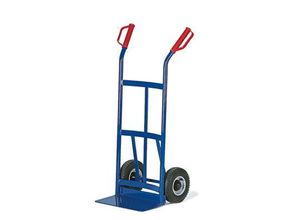 4250448505728 - Rollcart Sackkarre -952- mit Rückwand aus Flachstahl 1050mm hoch Schaufelbreite 400mm Vollgummi