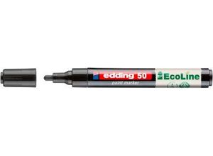 4057305072450 - Lackmarker 50 EcoLine Schreibfarbe Schwarz Rundspitze Strichstärke 2-3 mm mit Kappe wasserbasiert nachfüllbar 1 Stück