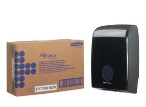 5033848044931 - Kimberly-Clark® Aquarius Papierhandtuchspender 7171 für Falthandtücher L 399 x B 265 x H 136 mm Kunststoff schwarz