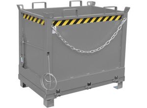 4052462007178 - Klappbodenbehälter fb 750 lackiert Mausgrau - Bauer