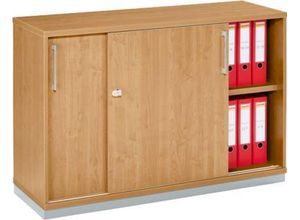 4250510806821 - Genius Schiebetürenschrank TETRIS WOOD 2 OH inkl Stahlsockel B 1200 x T 421 x H 800 mm Buche-Dekor