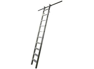 4009199125194 - Krause 125194 Aluminium Regalleiter Arbeitshöhe (max) 360 m Silber DIN EN 131 6 kg