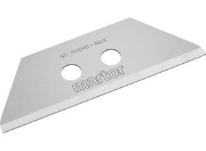 4002632803666 - Ersatzklinge Nr 160099 Trapezform 2-fach nutzbar Stärke 063 mm L 555 x B 19 mm rostfreier Stahl 10 Stück