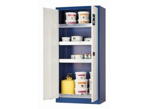 4054923068339 - Umweltschrank asecos E-CLASSIC Flügeltüren Front Lichtgrau B 950 x T 500 x H 1950 mm