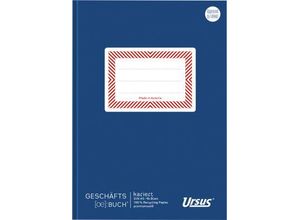 9002244058916 - Ö-Geschäftsbuch 608395 blau A5 kariert 70g 96 Blatt 192 Seiten