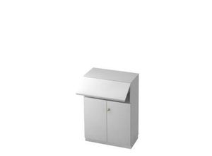 4032062111260 - Aktenschrank mit Sicherheitsklappe 3 OH B 800 x T 420 mm lichtgrau