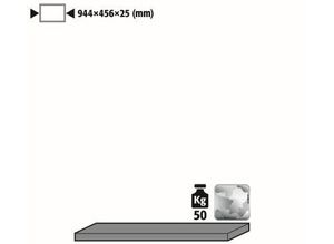 4250101139581 - Fachboden Standard für asecos Chemikalienschränke Stahlblech B 944 x T 456 x H 25 mm bis 50 kg