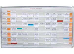 4052301002906 - Stecktafel Visiplan Streifen 31 Schienen + Starterkit GRATIS