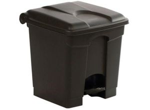 4897020629962 - Tretabfallsammler aus Rezyklat antibakteriell Volumen 30 l HxBxT 435 x 400 x 410 mm schwarz ab 5 Stk Probbax