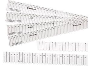 4052301002586 - Terminstreifen Drei-Monats-Jahreseinteilung
