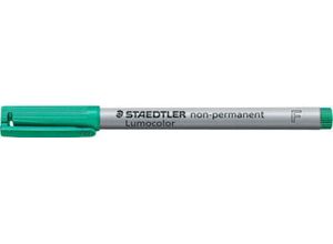 4007817332054 - Folienstift F grün 06 mm non-permanent 4007817332054 Staedtler (Lumocolor) 10 Stück