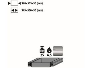 4250101187841 - Auszugswanne Standard für asecos Sicherheitsschränke der Q30 Q90 und S90 Serie Edelstahl 14301 B 348 x T 505 x H 50 mm 45 l bis 25 kg