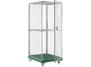 4260474940165 - Rollbox Gr 5 mit klappbarem Zwischenboden grün